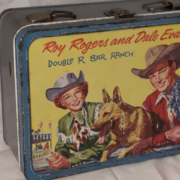 Other | Vtg 1954 Roy Rogers And Dale Evans Double R Bar Ranch Lunchbox ...
